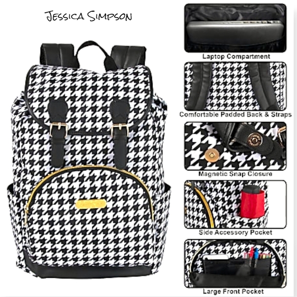 Jessica Simpson | Bags | Jessica Simpson Travel Laptop Drawstring ...